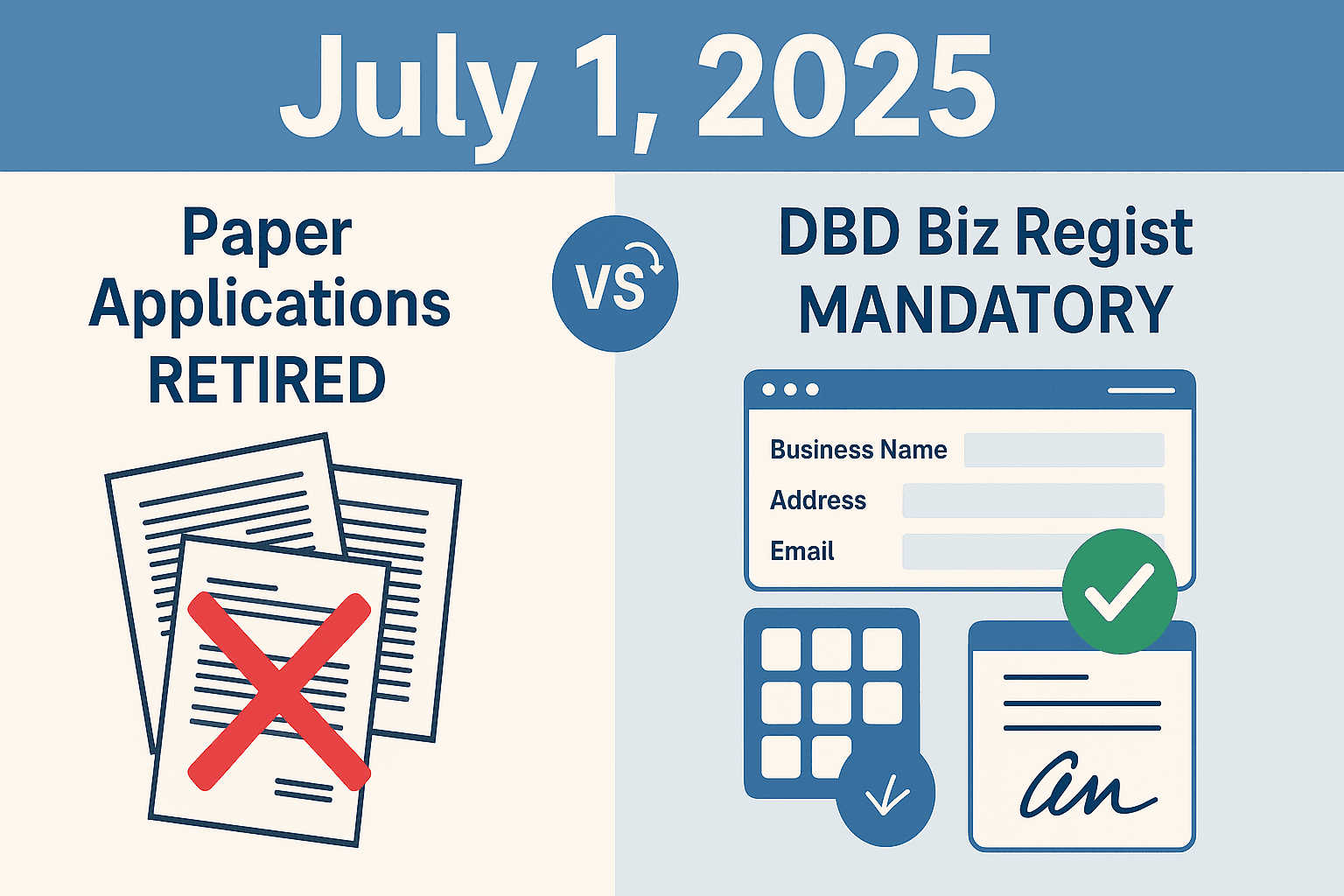 DBD Biz Registration launches on 1 July 2025 - WSR Law Group